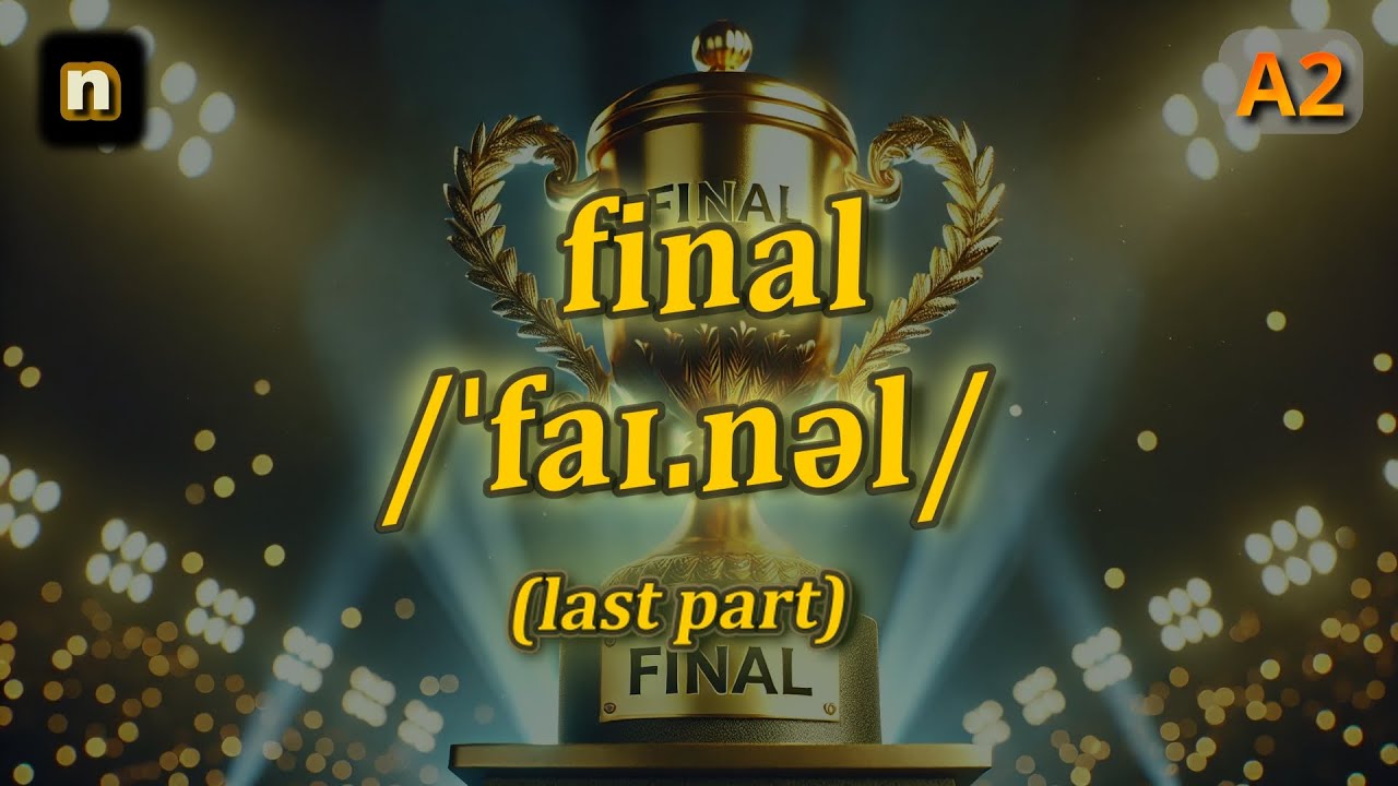 [n] Final meaning (last part) with 5 examples - YouTube