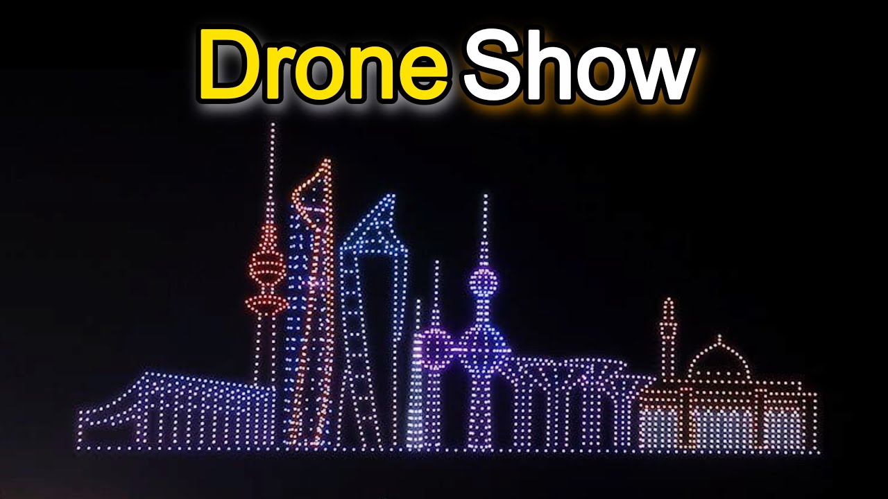 Drone Show in Kuwait 🇰🇼 (Failed but Made the Best of It!) - YouTube