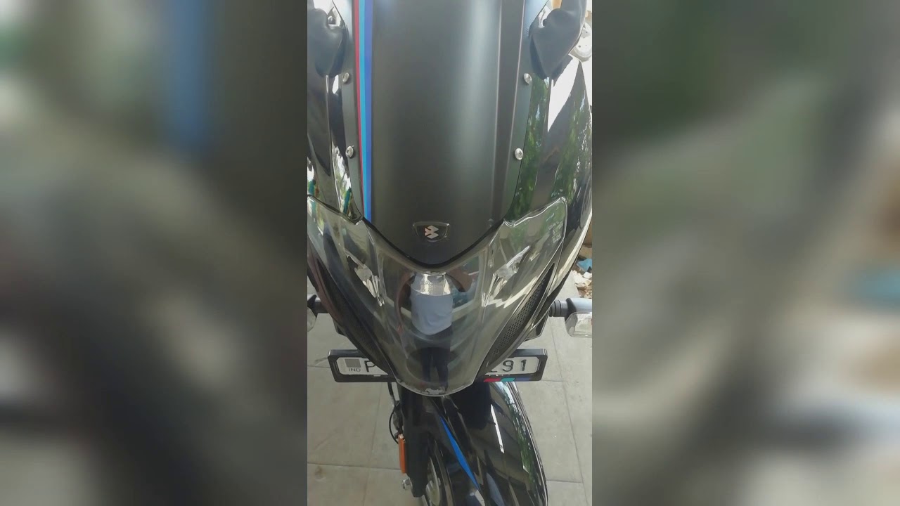 Pulsar 220 head light variety sticker - YouTube