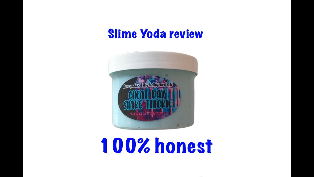 100% honest Slime Yoda review—cheat day shake thickie - YouTube