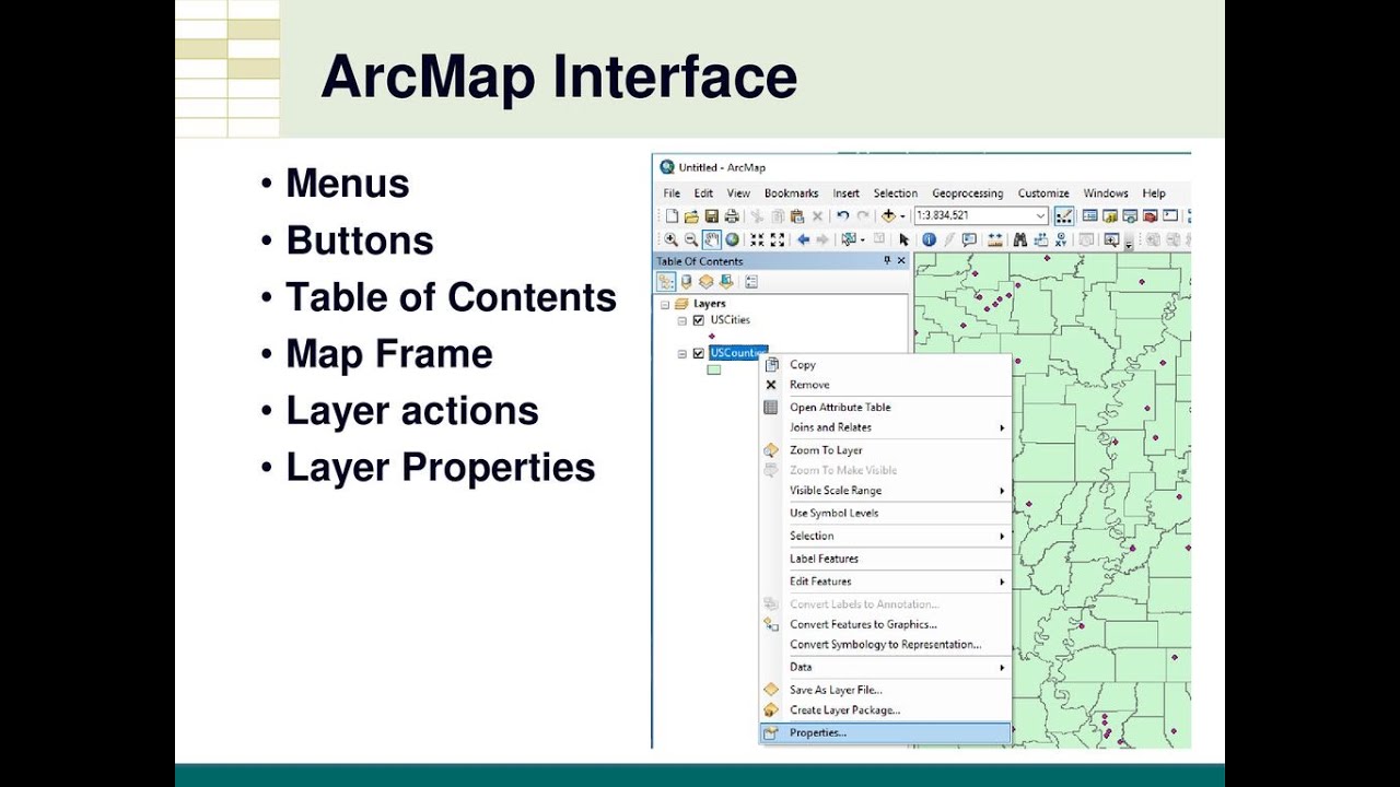 Interference of ARCMAP and Reseting ARCMAP to default setting? urdu/hindi(part2) - YouTube