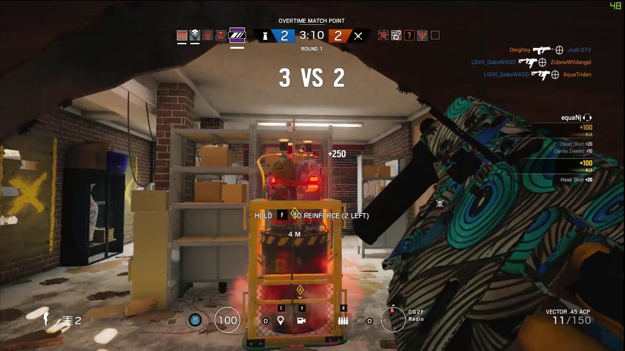 R6 Siege Kanal Double headshot Mira - YouTube