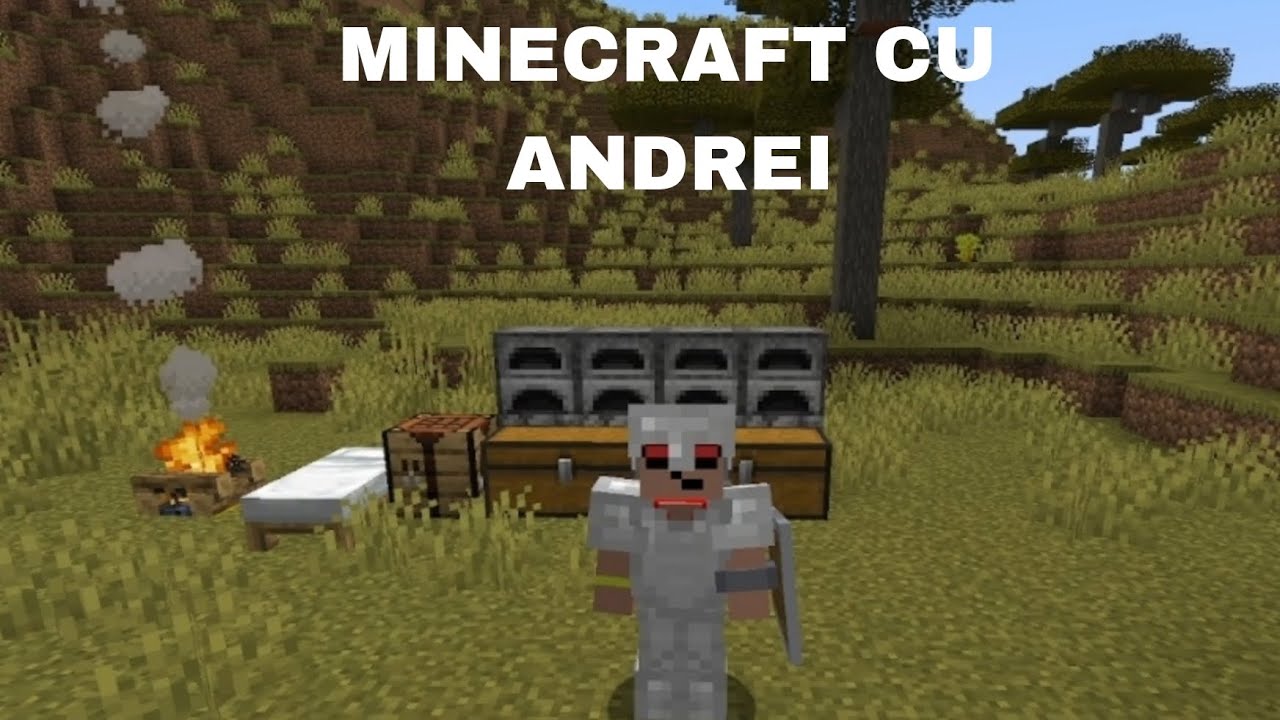 MINECRAFT CU ANDREI: EP1 Un început foarte bun pentru lumea nouă ...