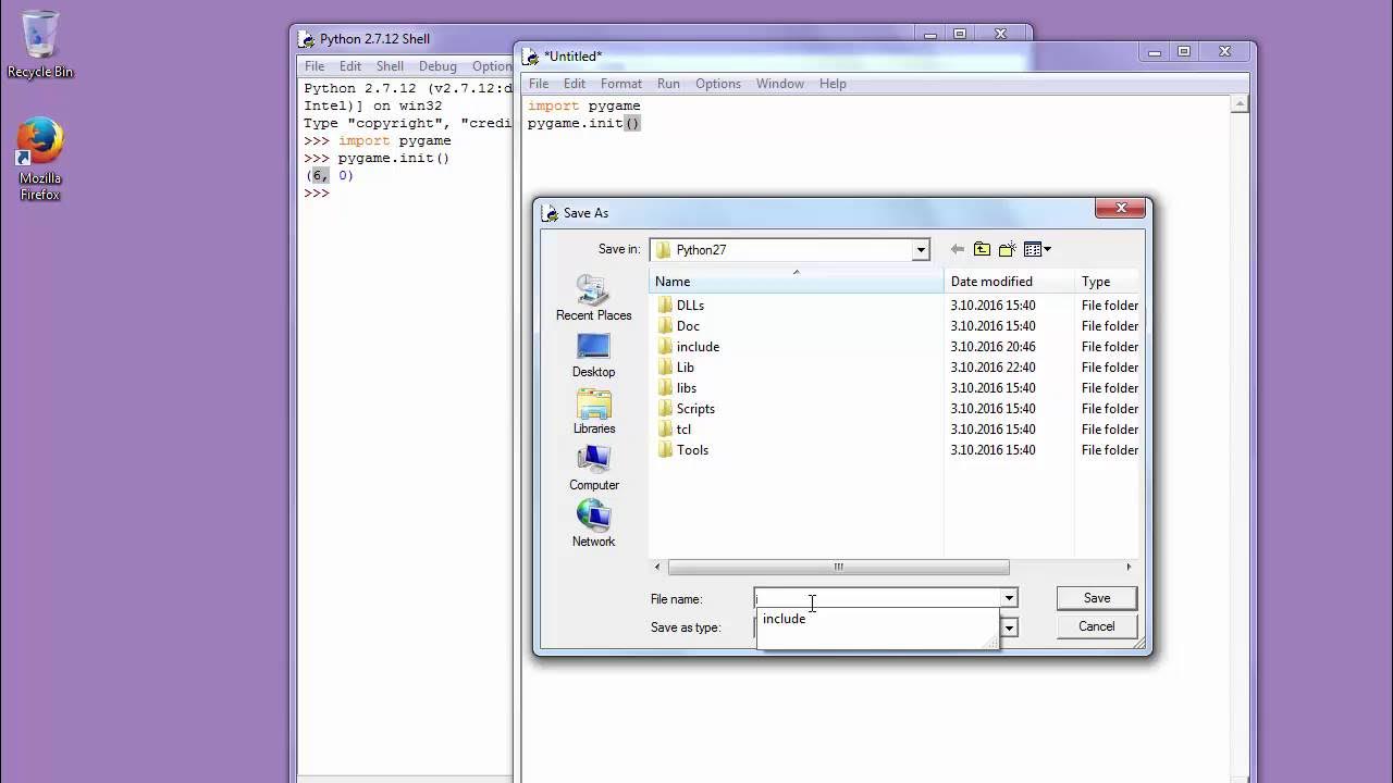 Programiranje video igre. Python, Pygame. Deo 4/20 - YouTube