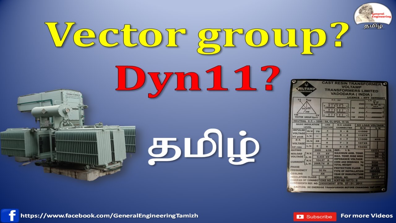 Dyn11 vector group explained in Tamil - YouTube