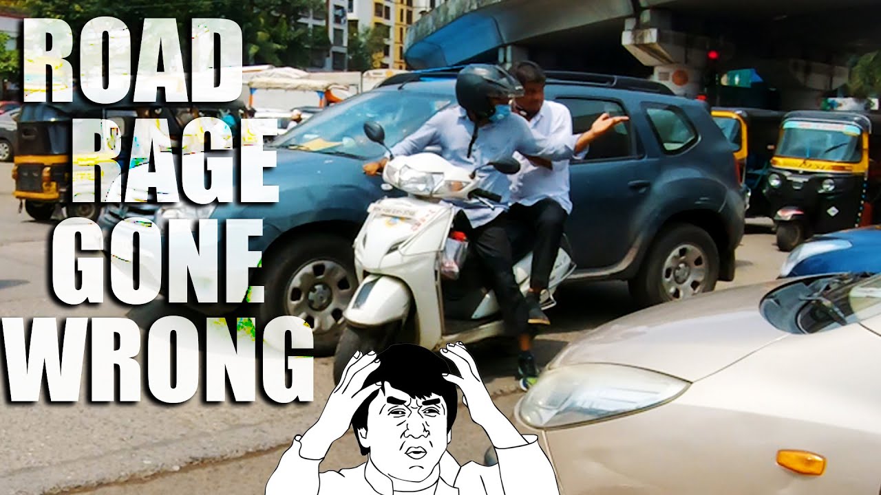 ROAD RAGE: He Crashed Because He Stopped | Bad Drivers Mumbai | Indian ...