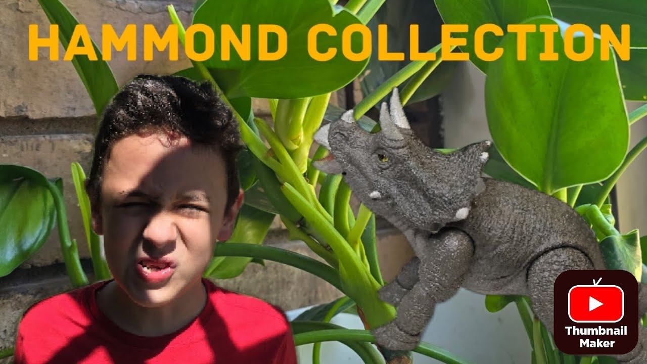 Unboxing and review jurassic world Hammond collection baby triceratops ...