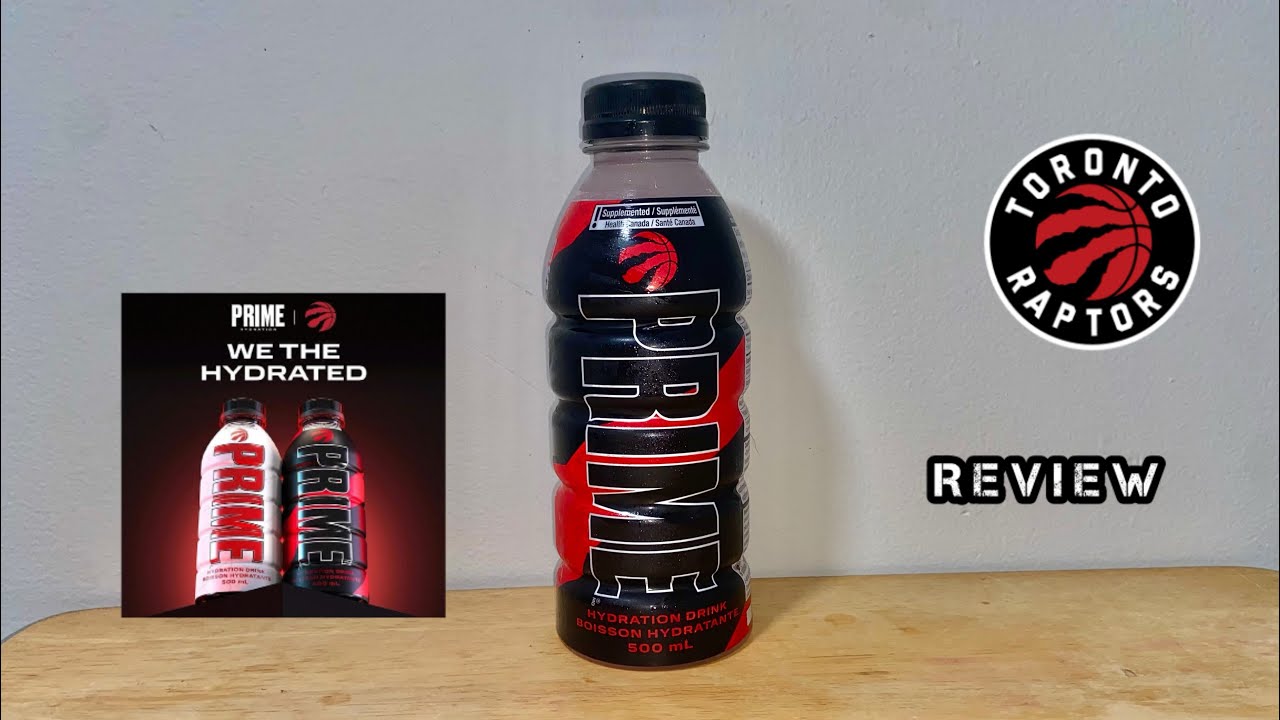 Reviewing prime hydration drink Collab with Toronto Raptors - YouTube