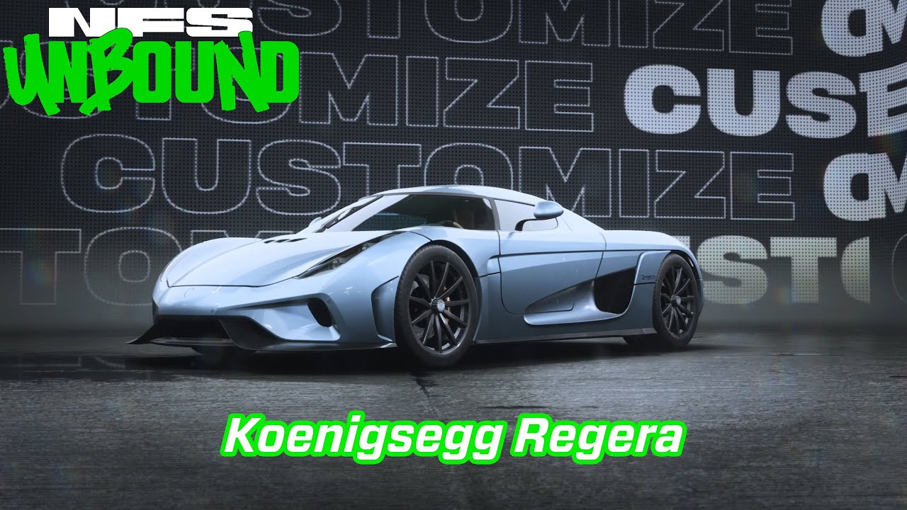 NFS Unbound รีบแต่งรถ #106 Koenigsegg Regera 2016 - YouTube