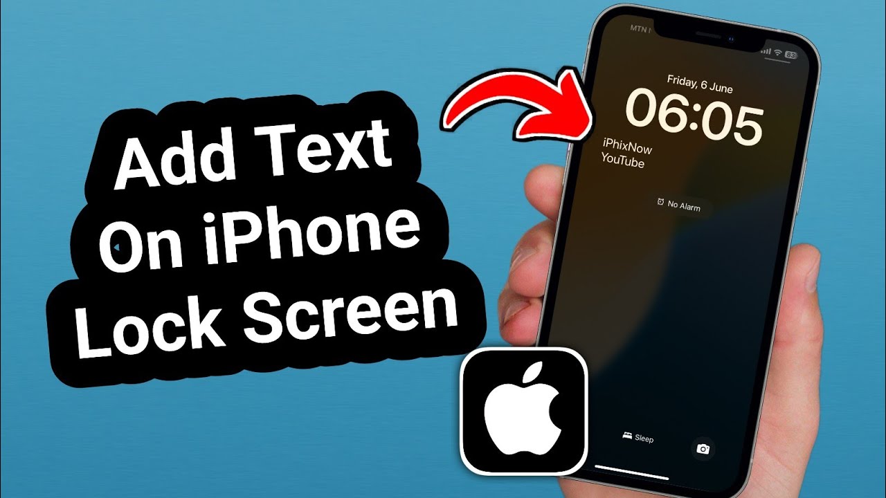 How to Add Your Name on iPhone Lock Screen | iOS 18 Personalization ...