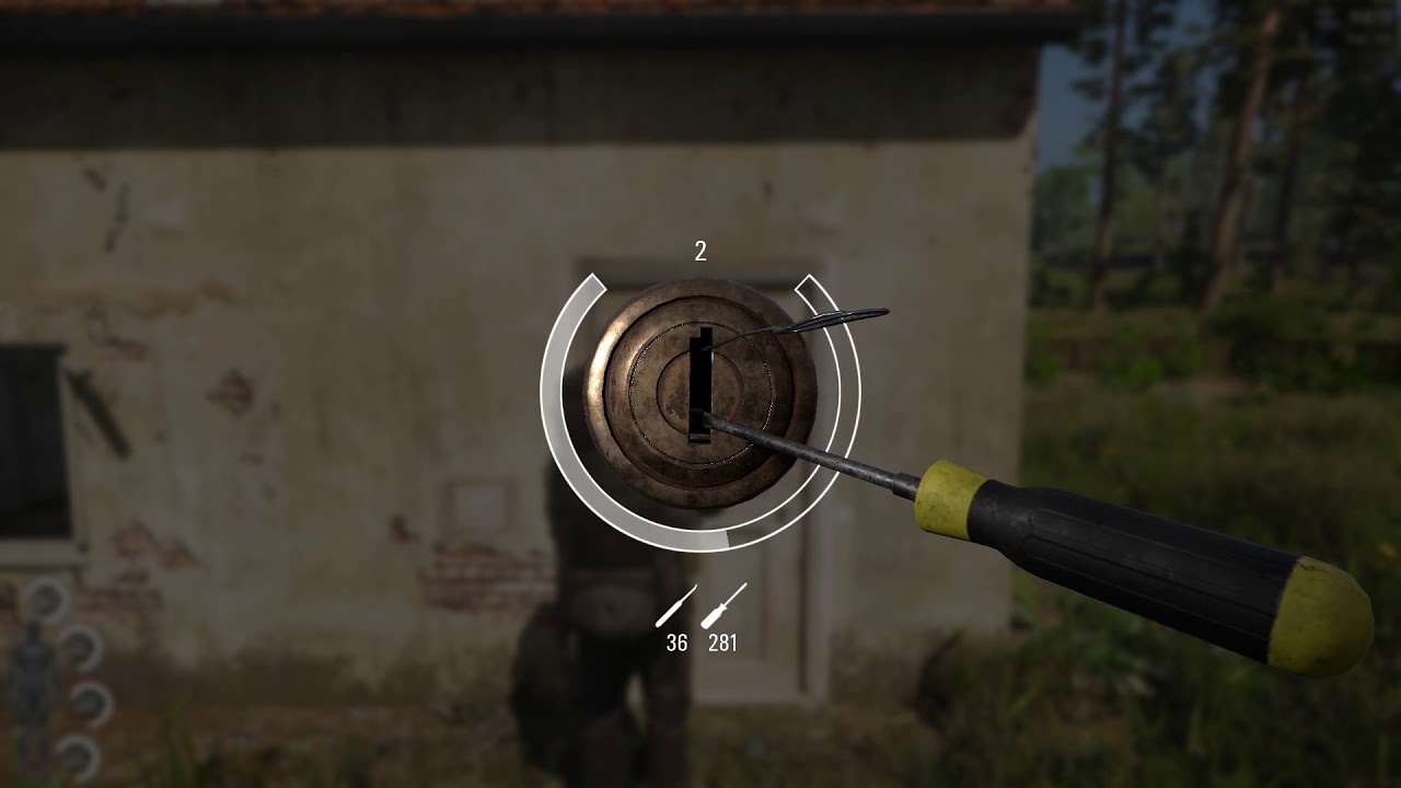 3 golden locks with 7 lockpicks / single player - YouTube