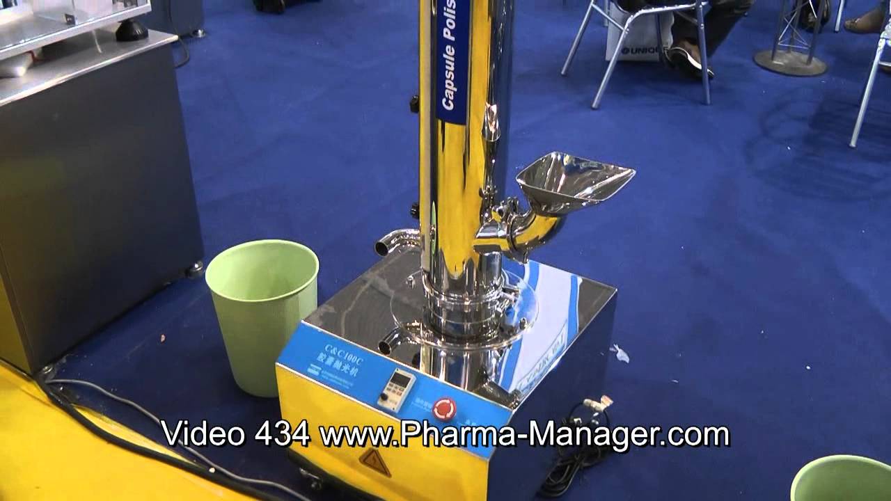 Equipment for powder capsulation in capsules. Capsules polishing. Video ...