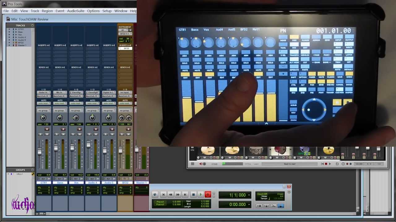 Control Pro Tools with a Kindle Fire Tablet - TouchDAW Review/Demo ...
