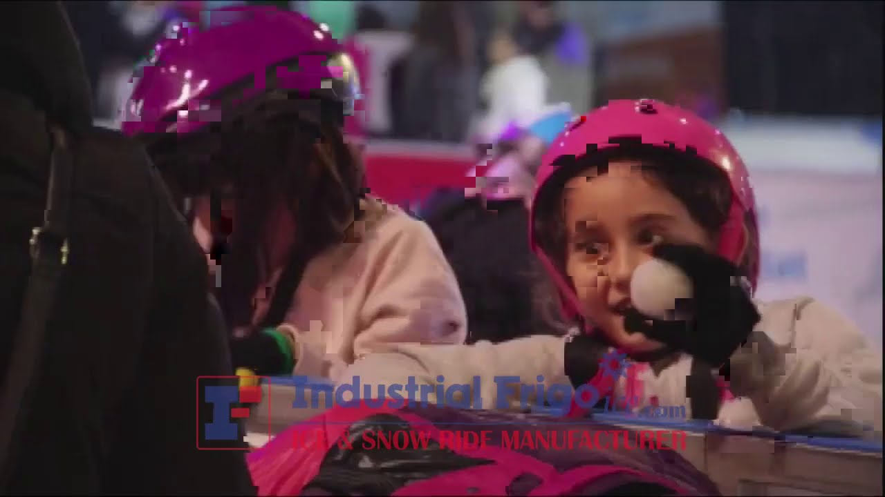 Indoor Ice Skating Rink & Ice Slide - Industrial Frigo Ice USA - YouTube