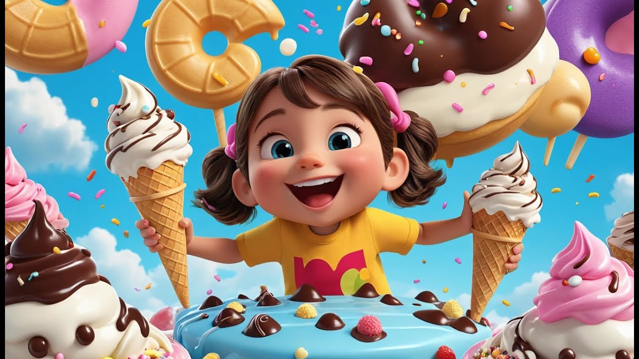 The Ice Cream Bridge Melts Away | Fun Nursery Rhyme for Kids | Sing ...