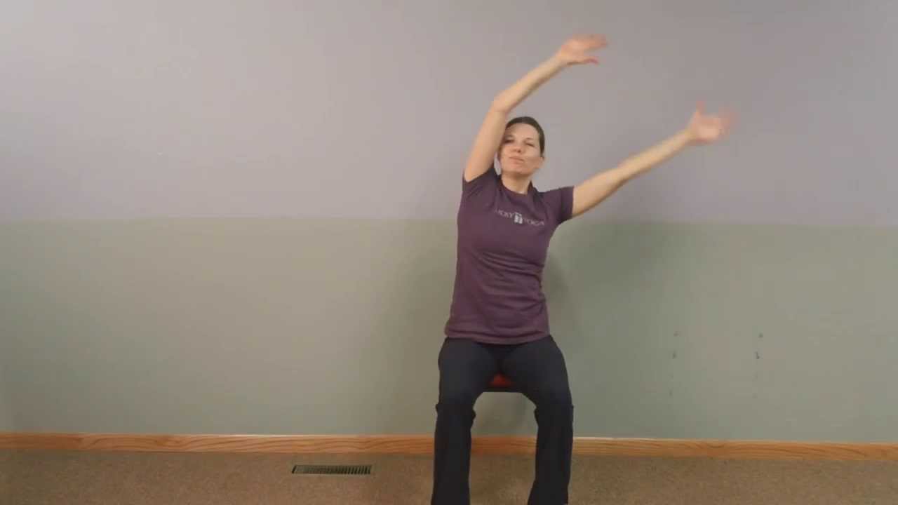 Chair/Senior Holy Yoga Home Practice 2 - YouTube