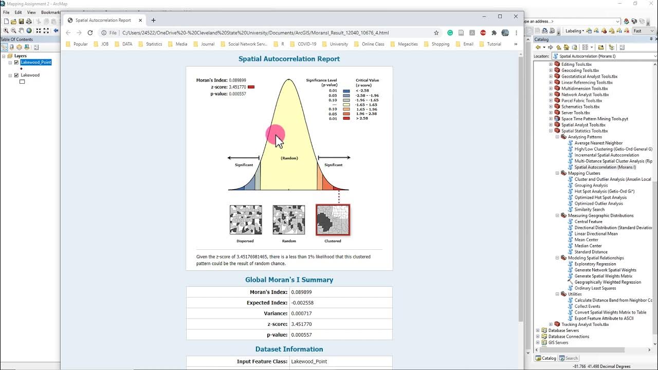 Hotspot analysis (Getis-Ord General G) - YouTube