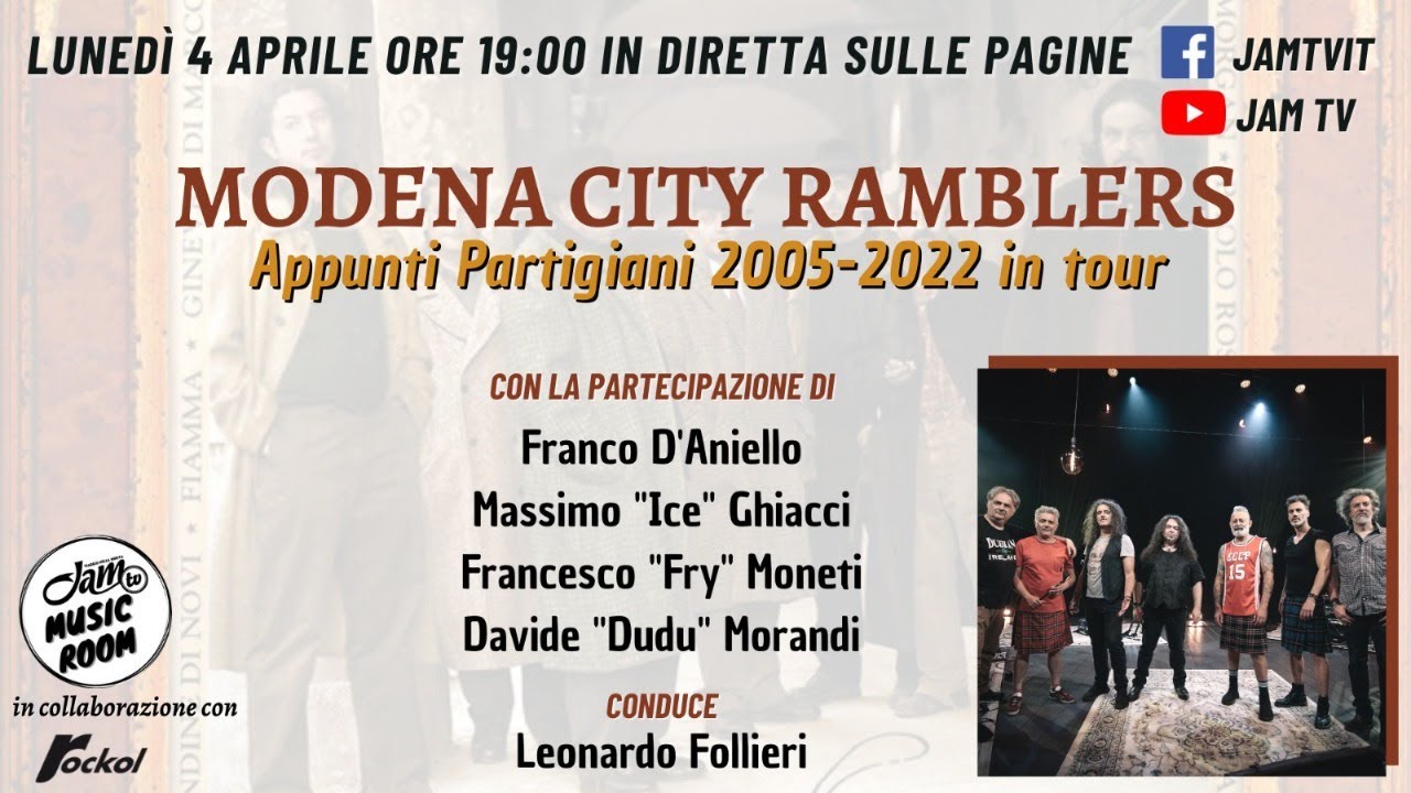 Modena City Ramblers – Appunti Partigiani 2005-2022 in tour - YouTube