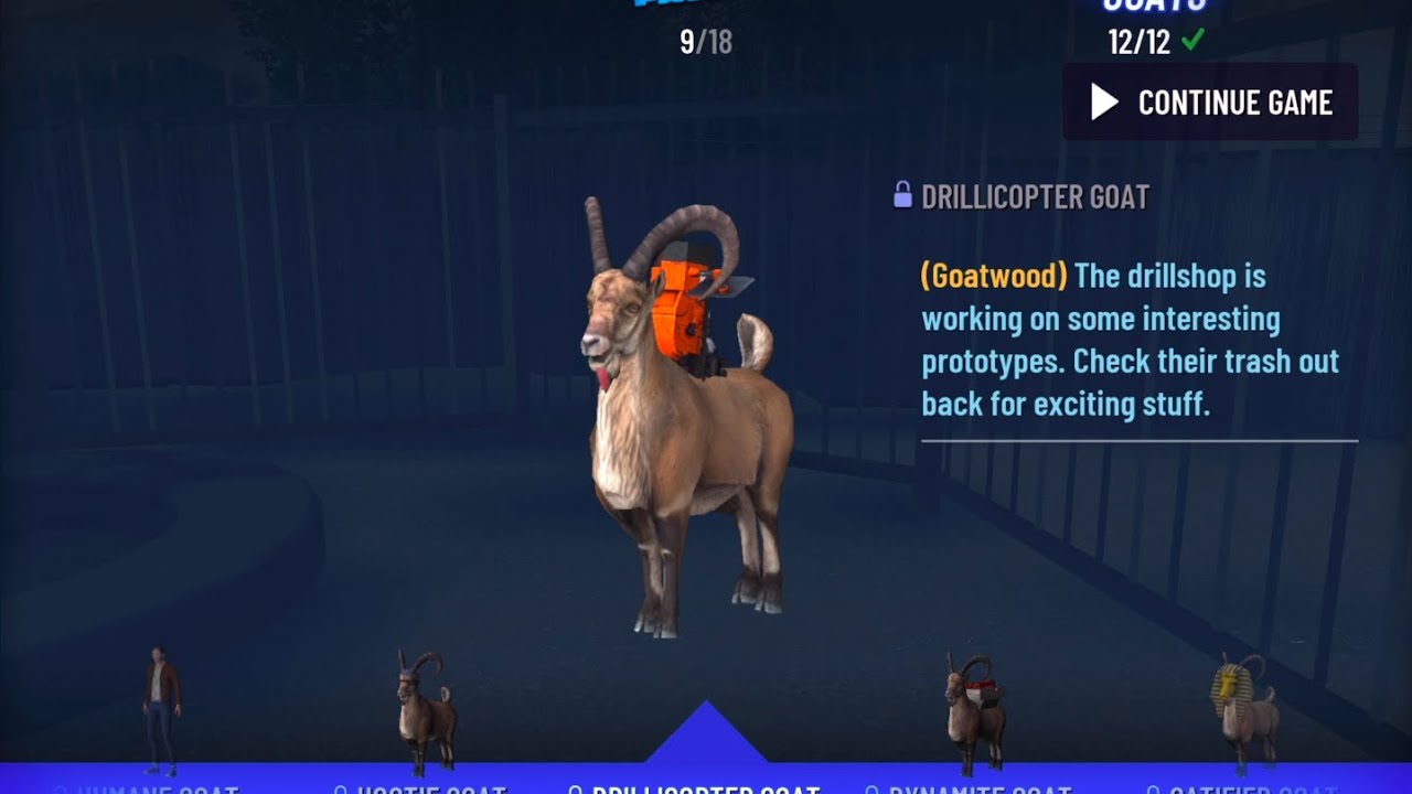 How to get the Drillicopter Goat in Goatwood! Goat Simulator Payday ...