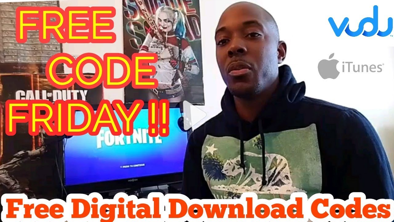 FREE CODE FRIDAY Free Digital Movie Codes YouTube FREE CODE FRIDAY Free Digital Movie Codes YouTube
