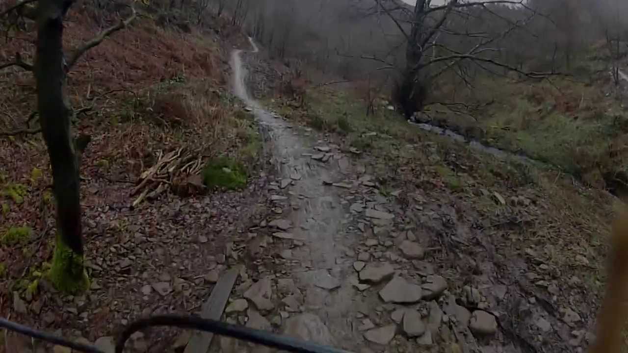 Cwmcarn mtb Cafall Trail mountain biking wales 21st Febuary 2014 - YouTube