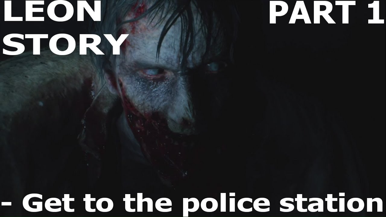 RESIDENT EVIL 2 REMAKE PART 1 ( GET TO THE POLICE STATION ) PS4 PRO ...