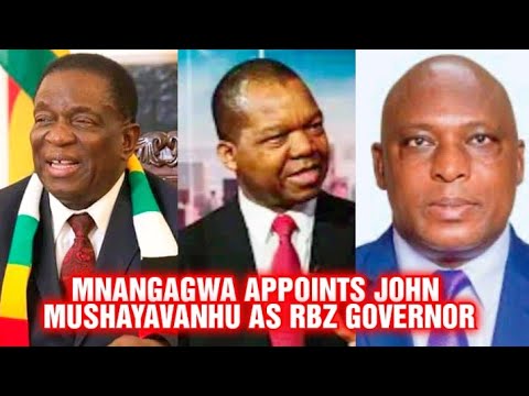MNANGAGWA APPOINTS JOHN MUSHAYAVANHU AS RBZ GOVERNOR | DAILY NEWS - YouTube