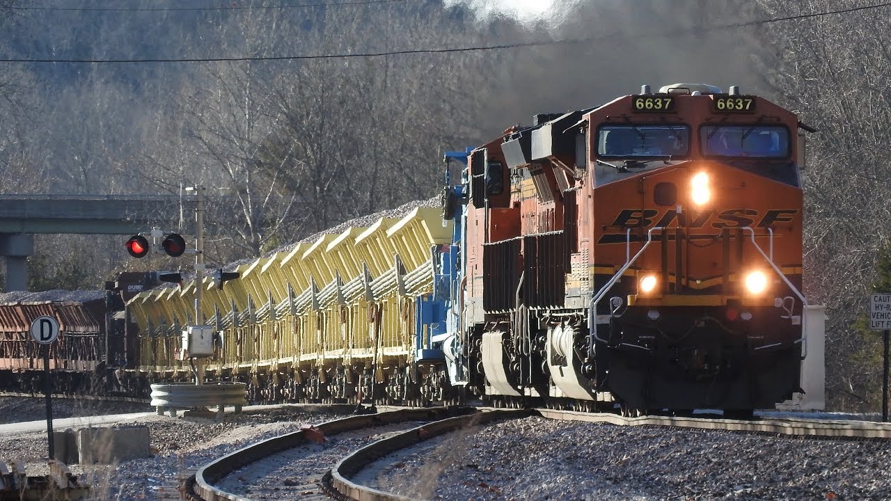 GREX Ballast Train & More While Railfanning Turners, MO! 1/20/19 - YouTube