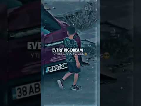 “EVERY BIG DREAM 💯🔥~WhatsApp Status #shorts Billionaire Attitude Status #motivation #quotes