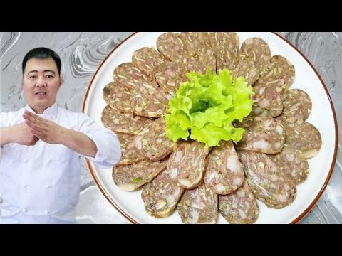 东北最牛下酒肉菜“猪头焖子”，大厨教你创新做法，鲜香不腻人【美食圈哥】