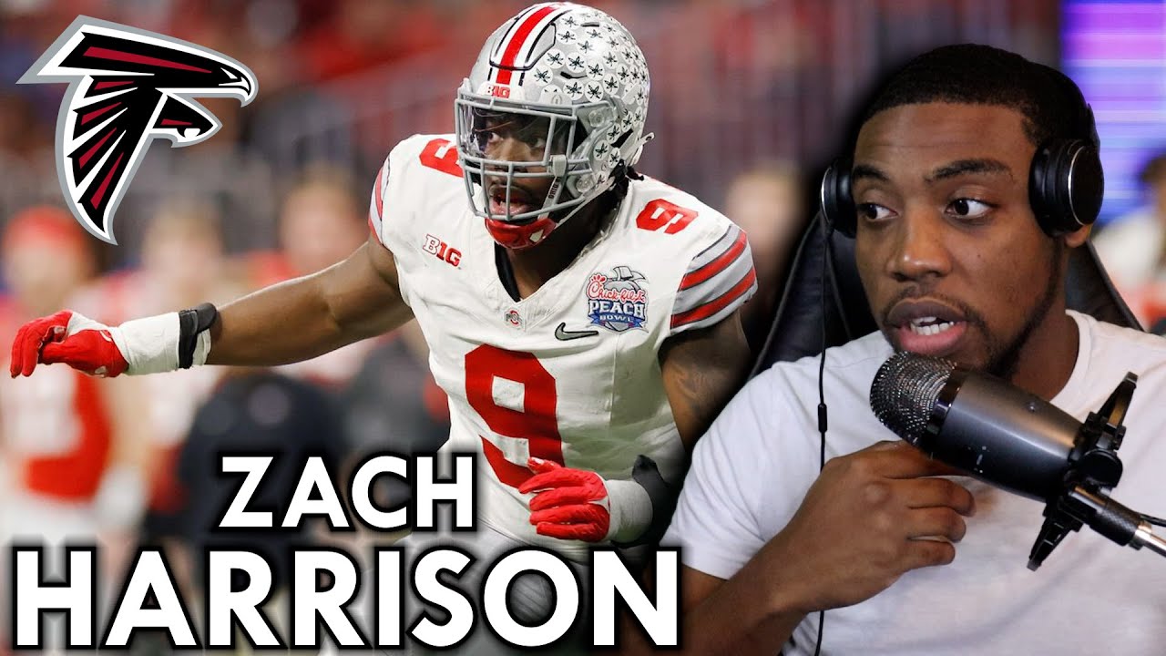 Zach Harrison (DE | Atlanta Falcons) Highlights Reaction - YouTube