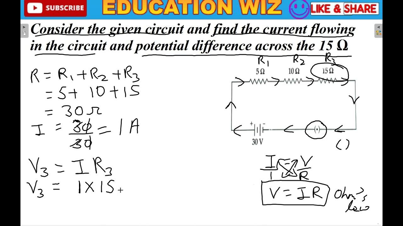 Consider given circuit and find current flowing in the circuit and potential difference across ...