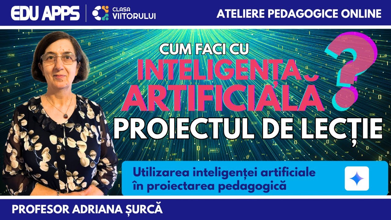 Cum faci cu AI proiectul de lecție? - YouTube