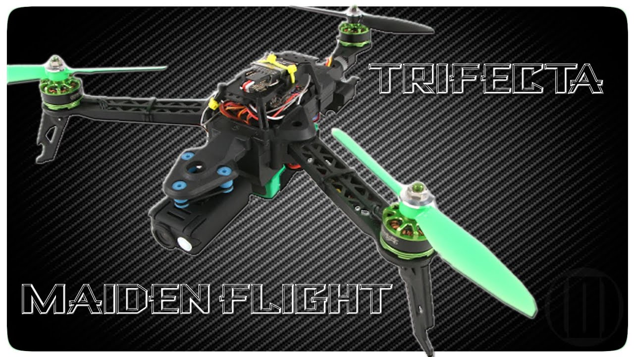 Quanum Trifecta Mini Tricopter Maiden Flight - YouTube