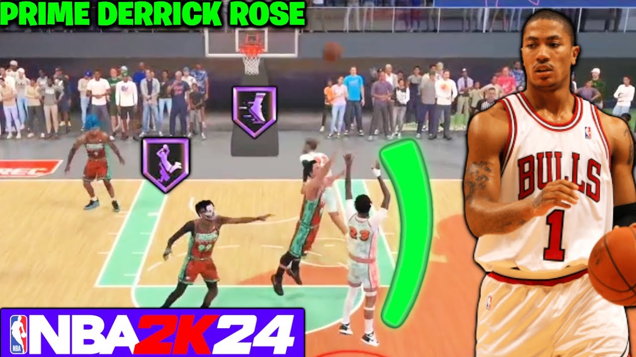 Prime Derrick Rose Build Takesover The Rec In Nba2k24! - YouTube