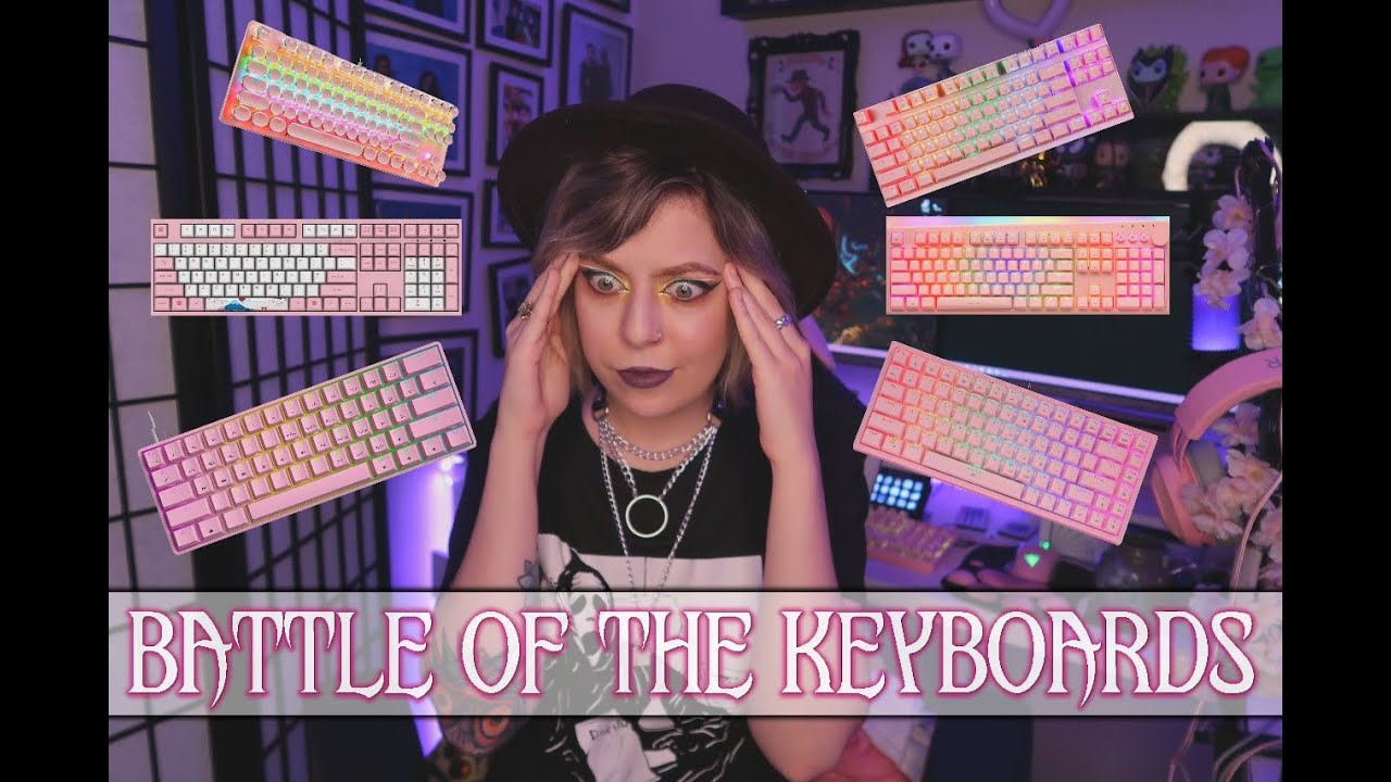 10 Cute Gaming Keyboards Review | WITH TYPING TESTS - YouTube