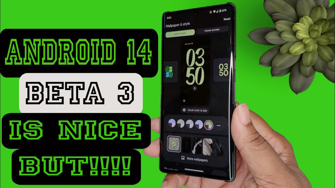 The Pixel 7 "Pro" after ANDROID 14 Beta 3 | "MID" Ranger - YouTube