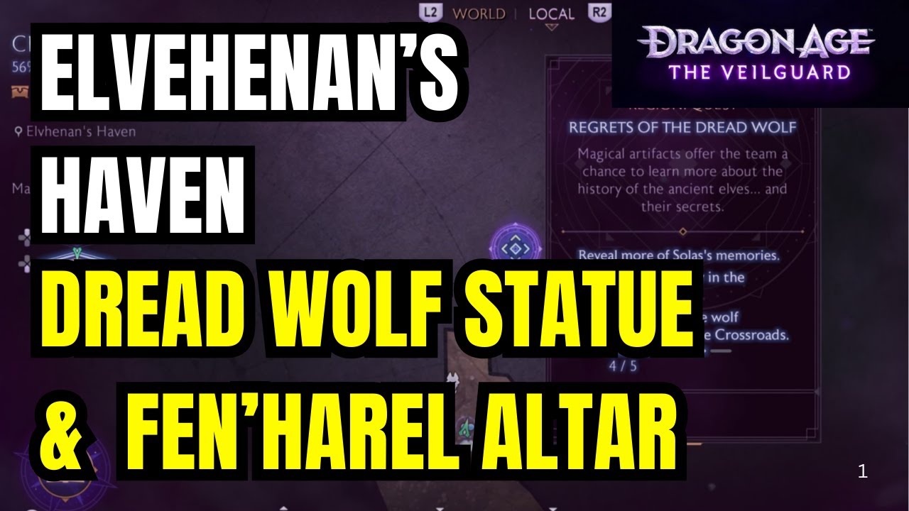 Elvehenan's Haven: Dread Wolf Statue & Fen'Harel Altar | Dragon Age The ...