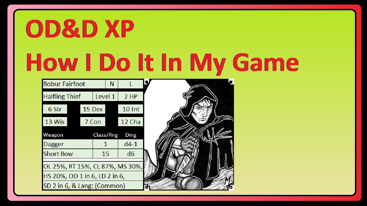 Original Dungeons and Dragons XP Systems?? - YouTube