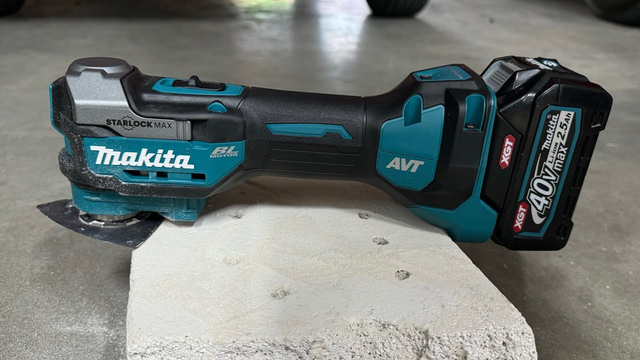 TM001G GTM01 Makita 40Vmax Multi Tool - YouTube
