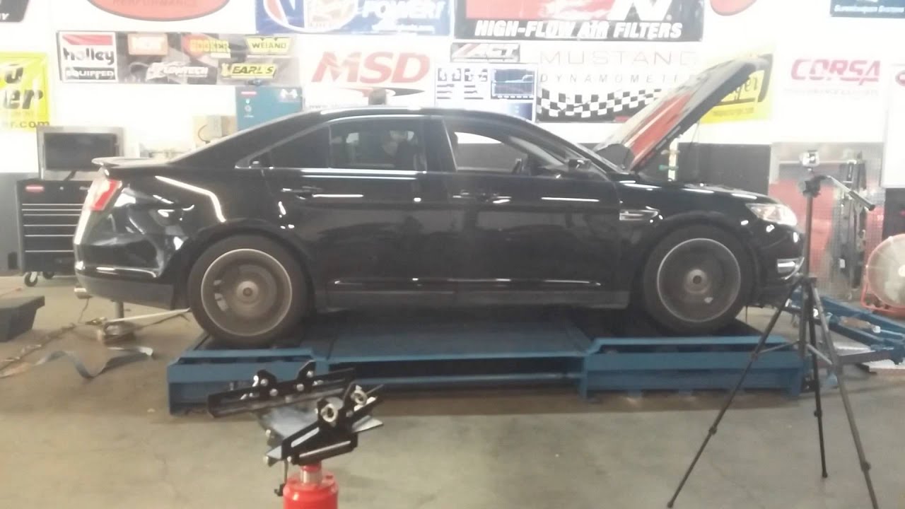 2010 Ford Taurus SHO Dyno Unleashed Tuning - YouTube
