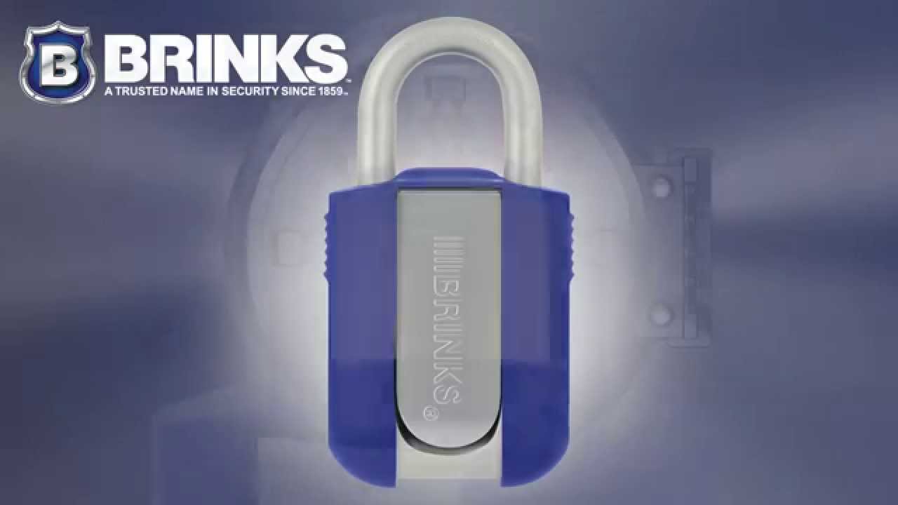 Brinks Weather Resistant Resettable Padlock - YouTube