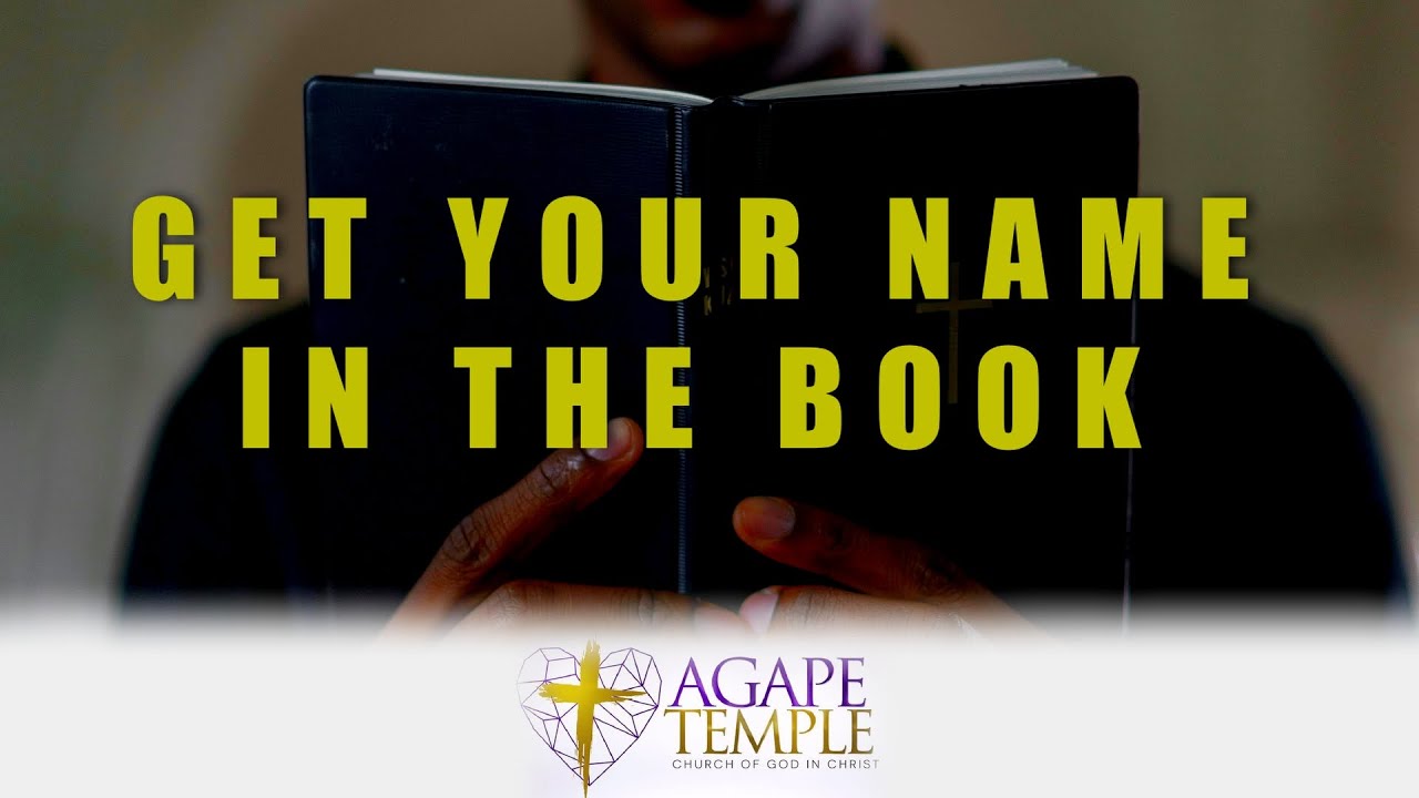 Get Your Name In The Book - YouTube
