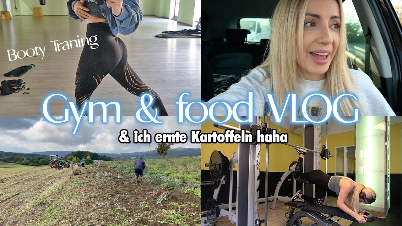 Gym Vlog Booty Training And Kartoffeln Ernten Haha Jennifer Saro Youtube