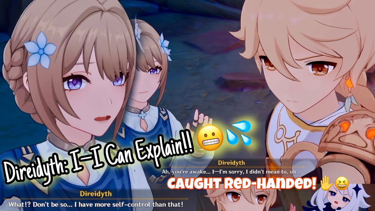 Direidyth Holds Aether’s Hand While He Sleeps?! 😳 | Paimon Becomes the ...
