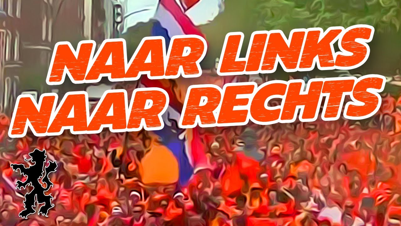 Naar links Naar rechts To the left To the right Holland football fans ...