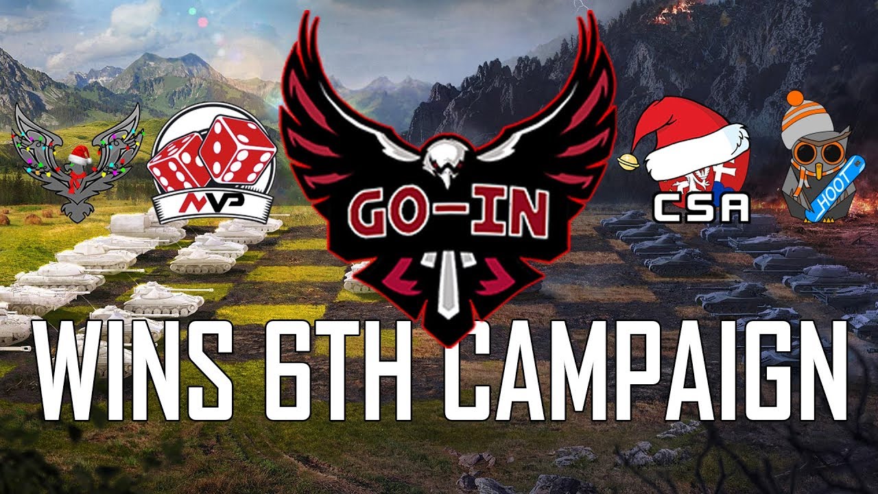 GO-IN Wins the 6th Campaign - Operation Gambit || World of Tanks - YouTube