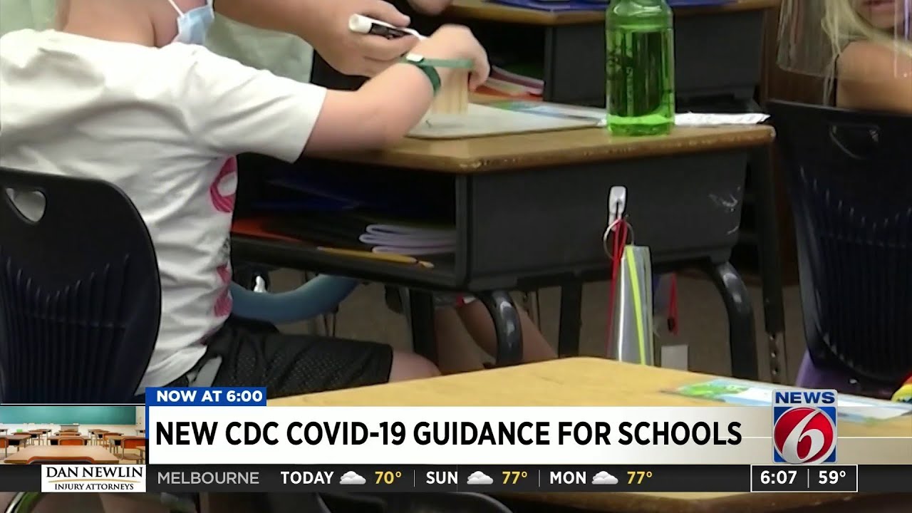 New CDC COVID-19 guidance for schools - YouTube