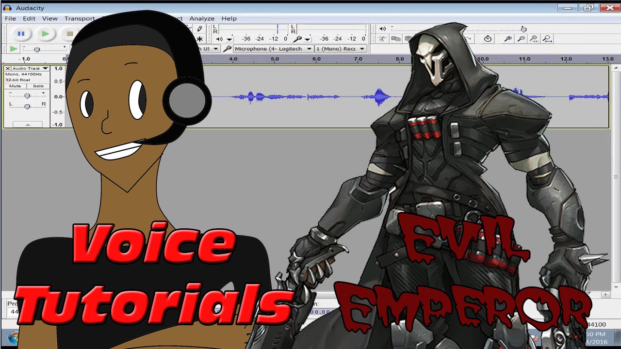 Audacity Voice Effects Tutorial - Evil Emperor - YouTube
