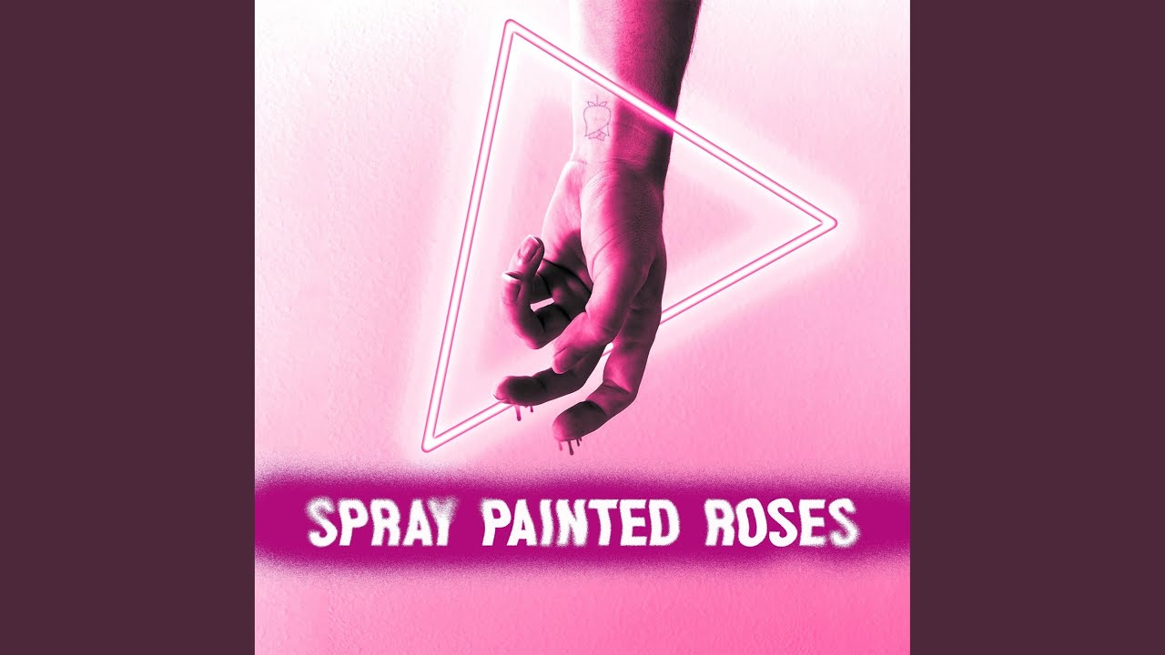 Spray Painted Roses - YouTube
